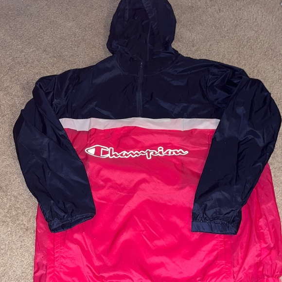 Champion | Tops | Authentic Champion Windbreaker | Poshmark